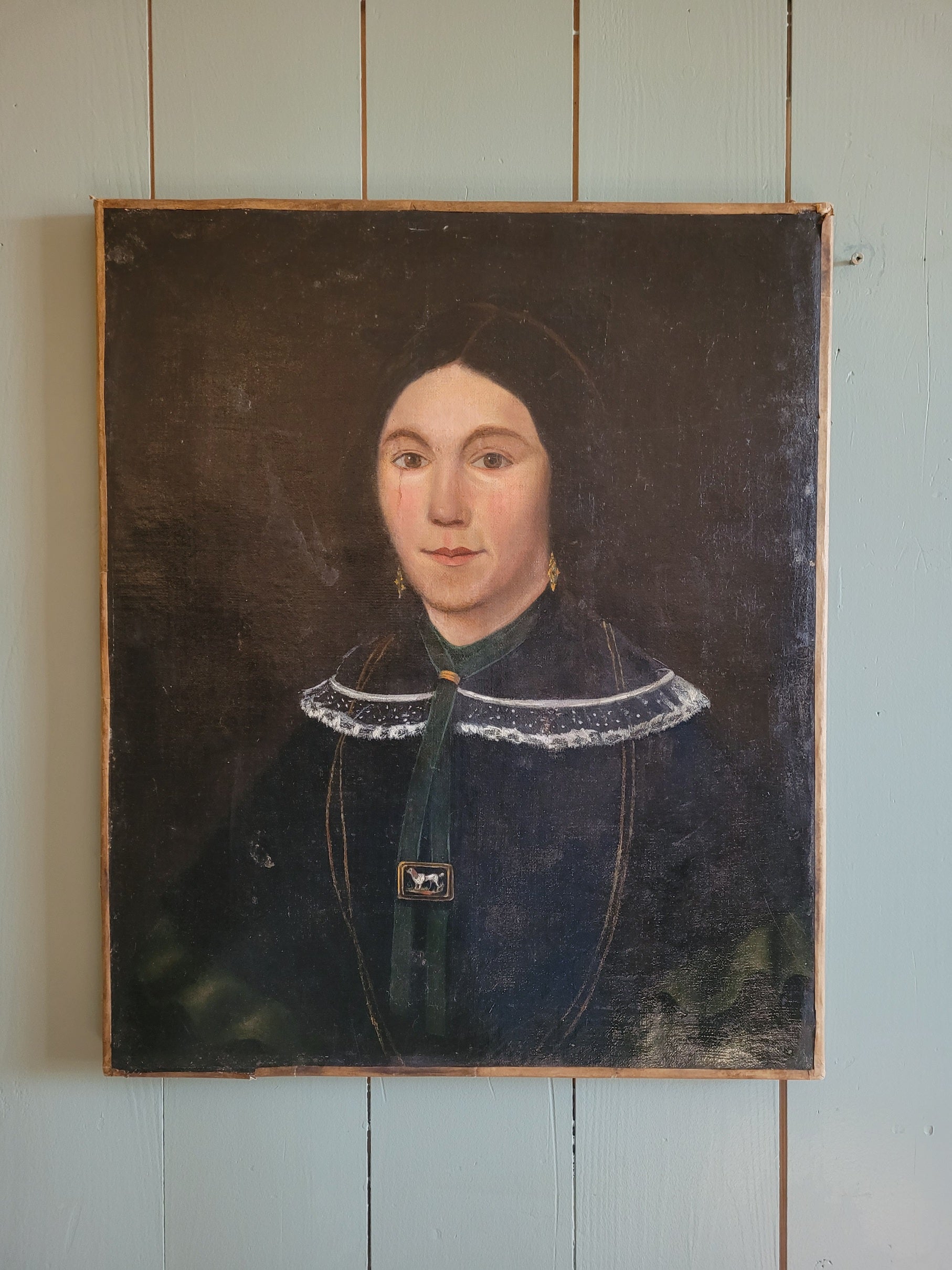 Late Georgian Portrait, Oil on Canvas – The Gaiety Antique & Vintage Store